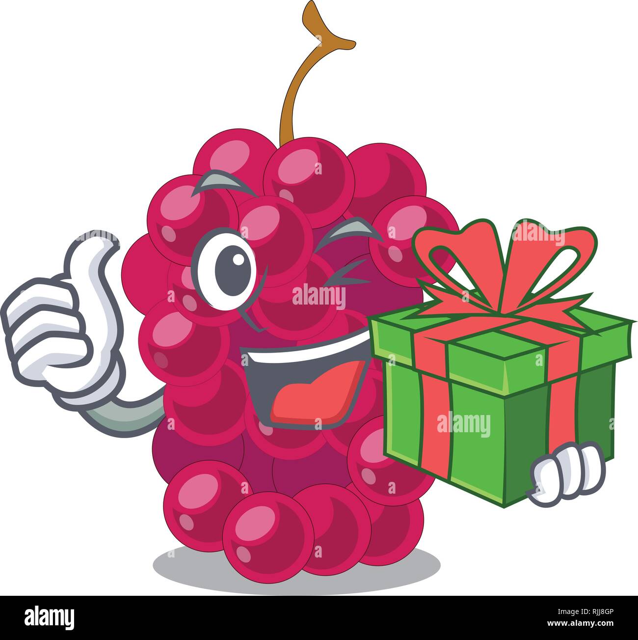 Purple fruit bowl Stock Vector Images - Alamy