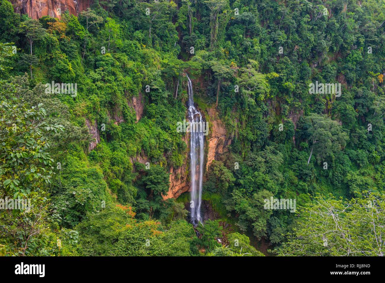 Manchewe falls near Livingstonia, Malawi Stock Photo - Alamy
