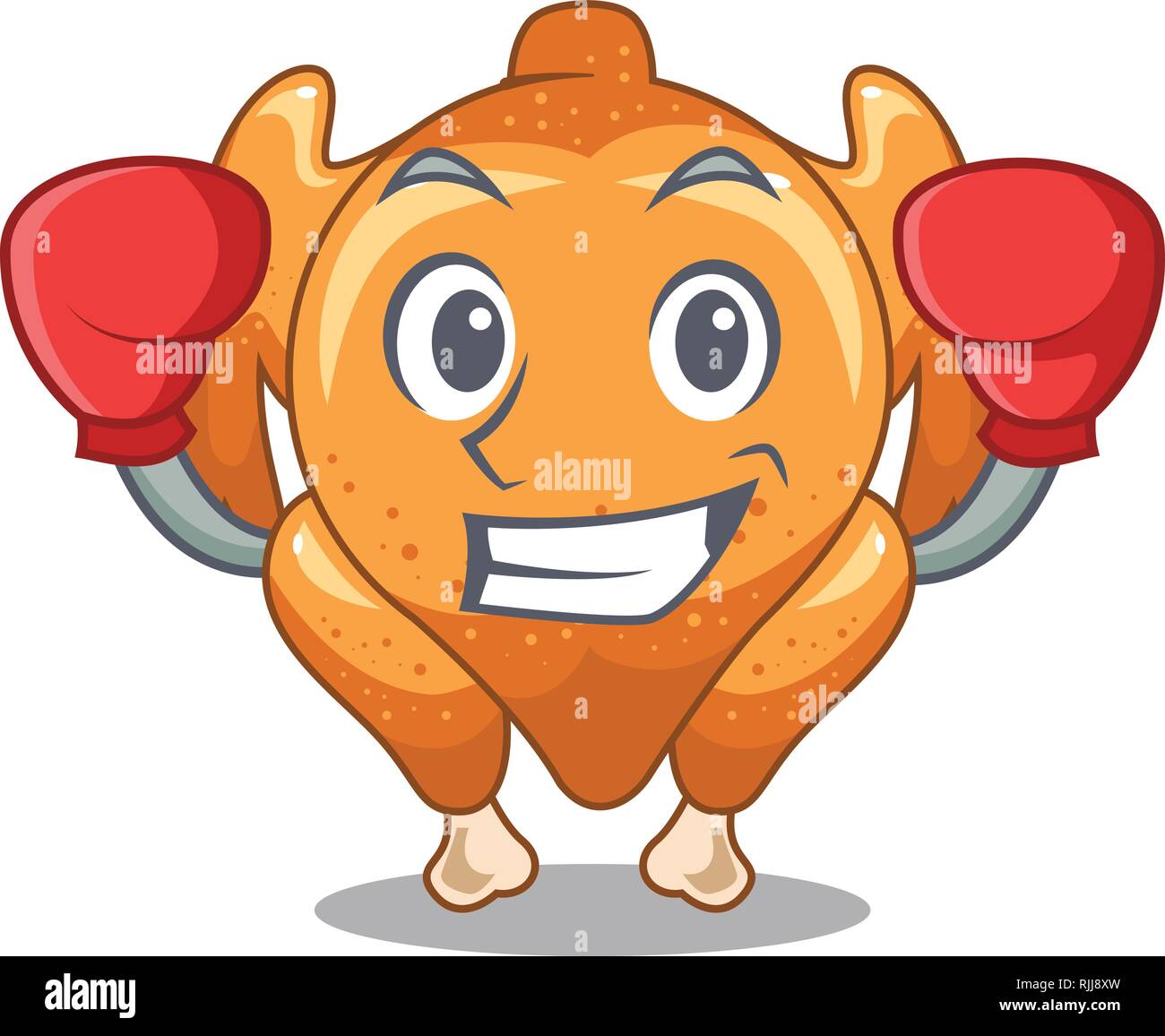 Chicken with boxing gloves hi-res stock photography and images - Alamy