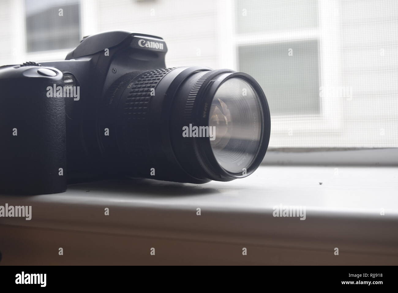 camera on windowsill Stock Photo - Alamy