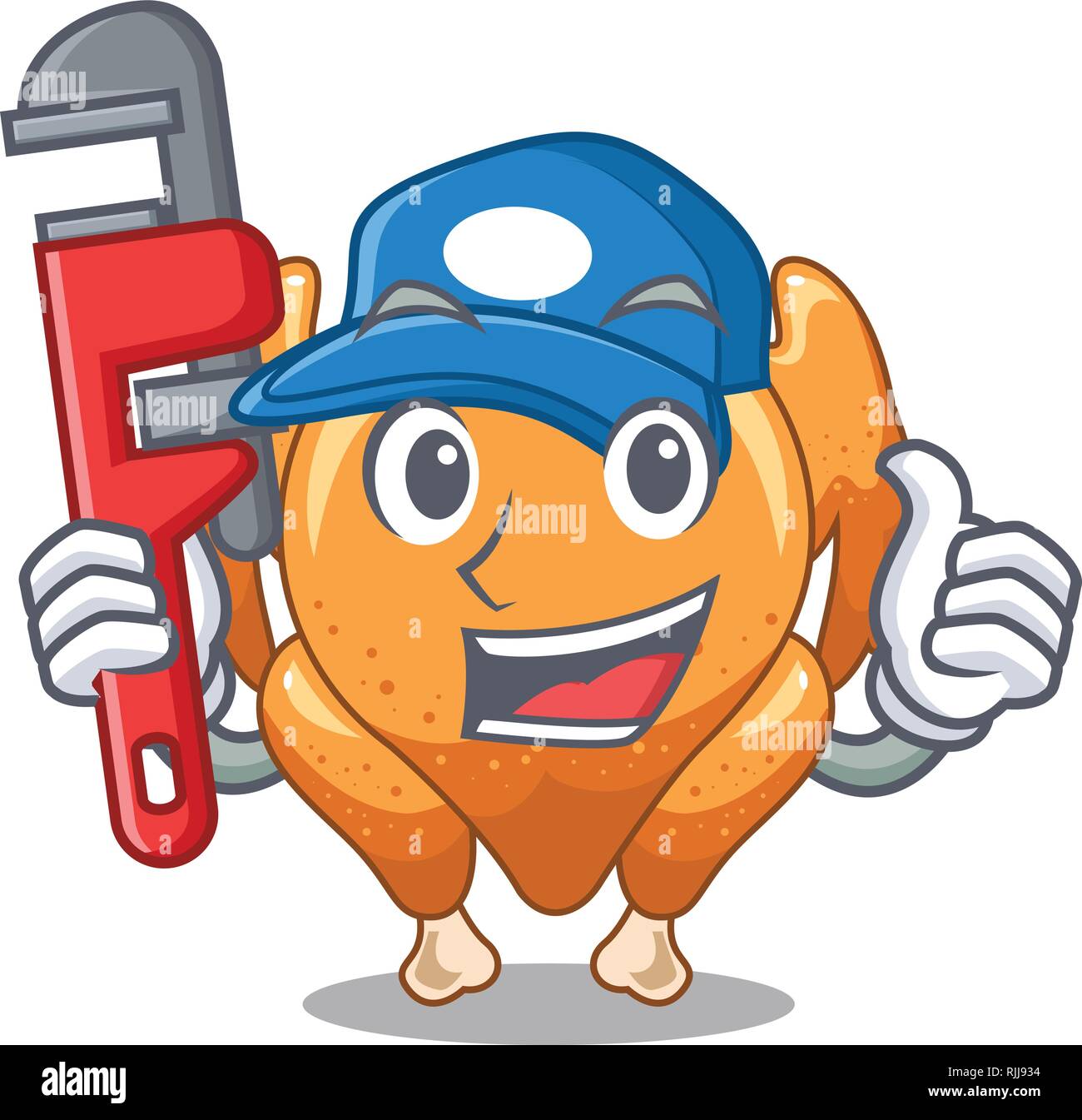 Chicken ready to be cooked Stock Vector Images - Alamy