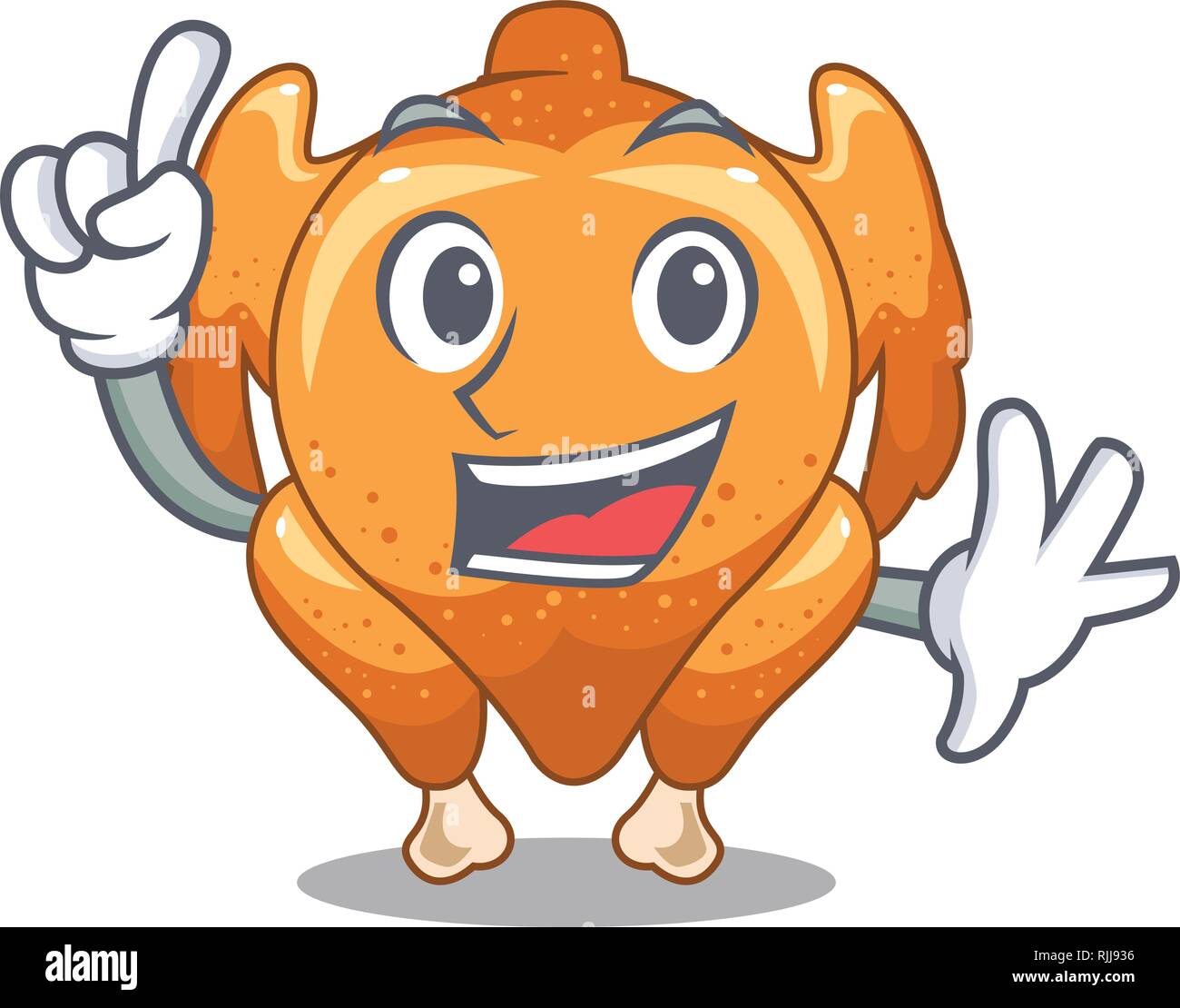 Homemade organic roast chicken Stock Vector Images - Alamy