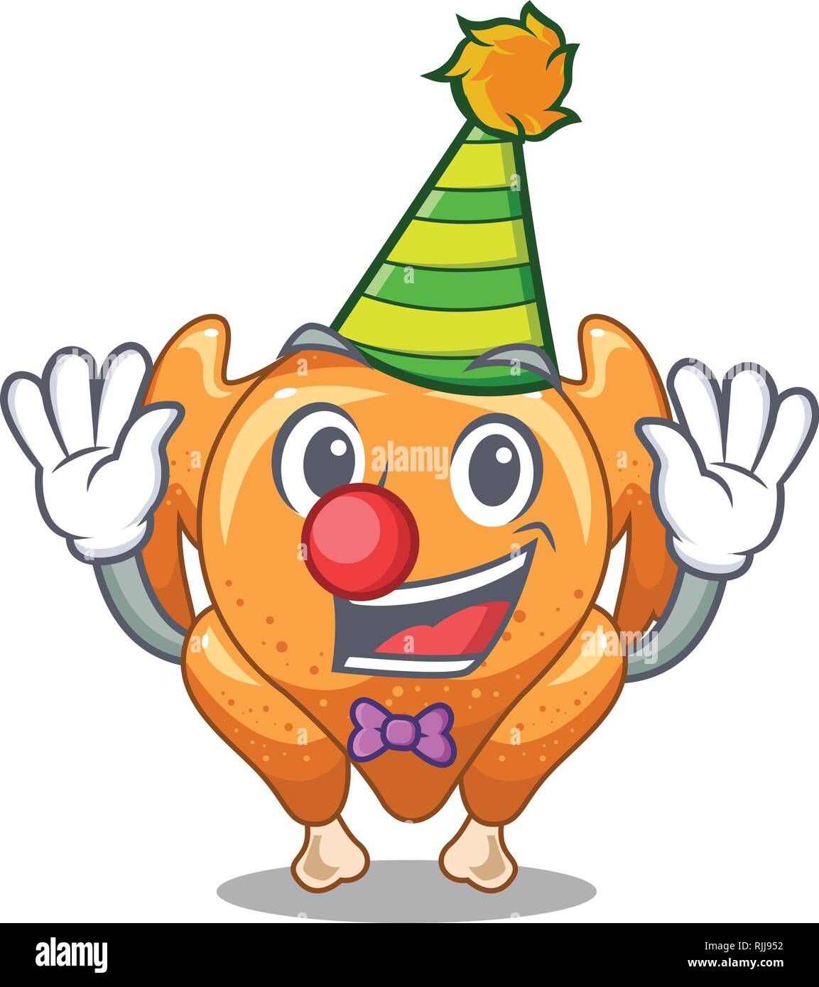 Homemade organic roast chicken Stock Vector Images - Alamy