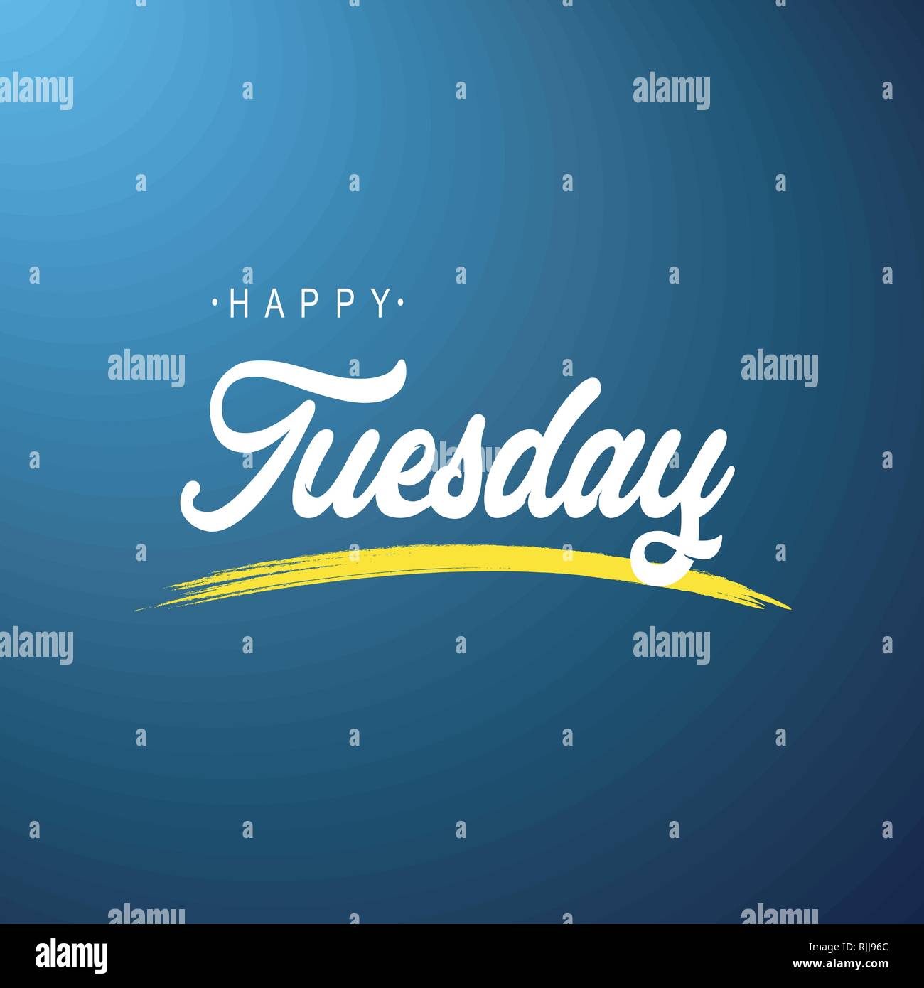 happy tuesday. Life quote with modern background vector illustration ...