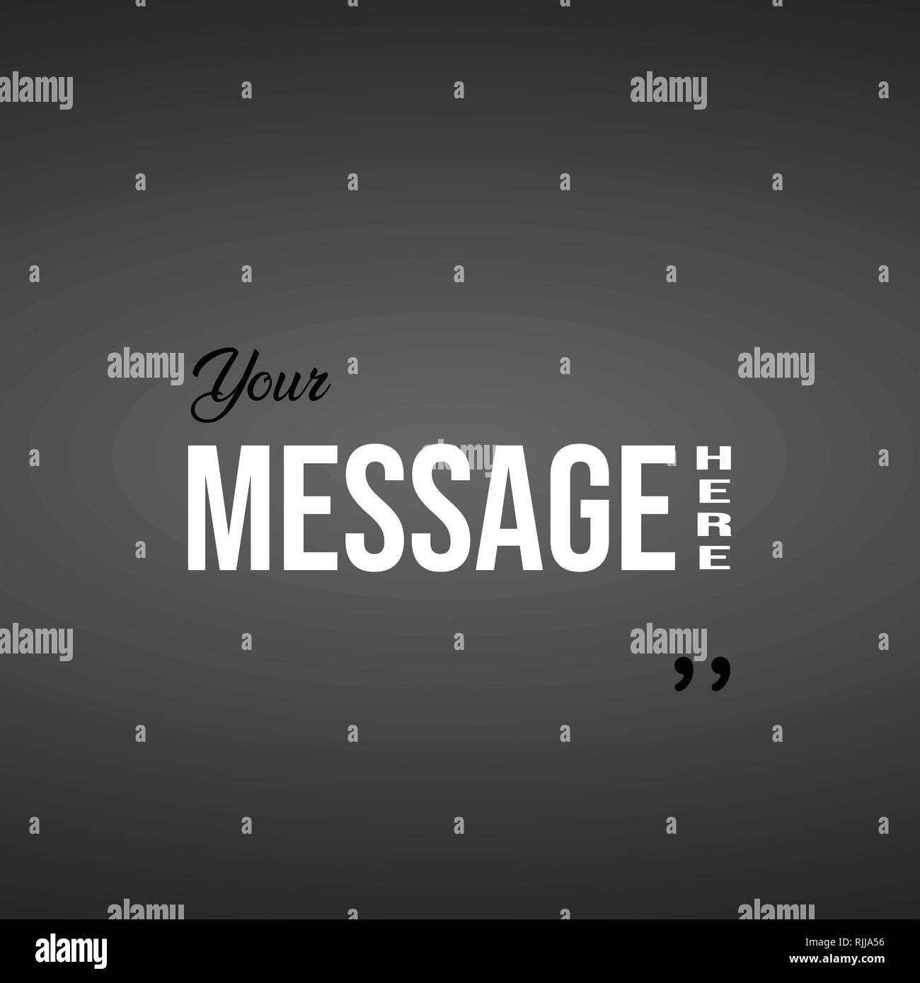 your message here. Life quote with modern background vector ...
