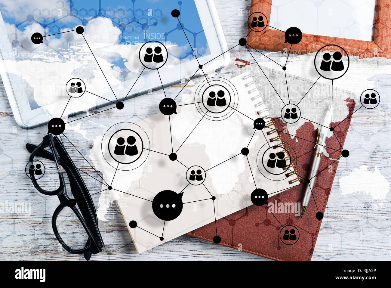 Social connection and networking concepts Stock Photo - Alamy