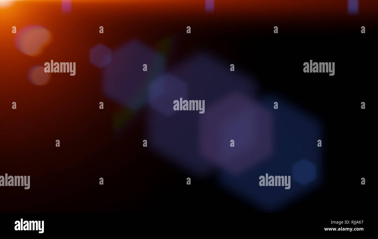 colorful flare effect overlay effect texture in hot orange and blue ...