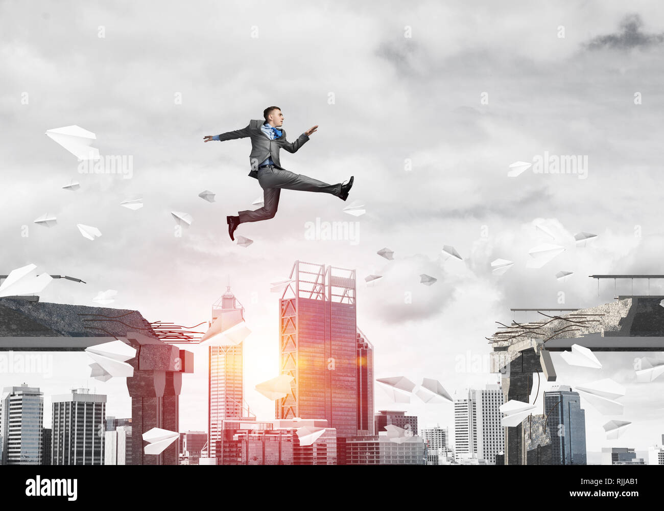 Problem and difficulties overcoming concept Stock Photo - Alamy