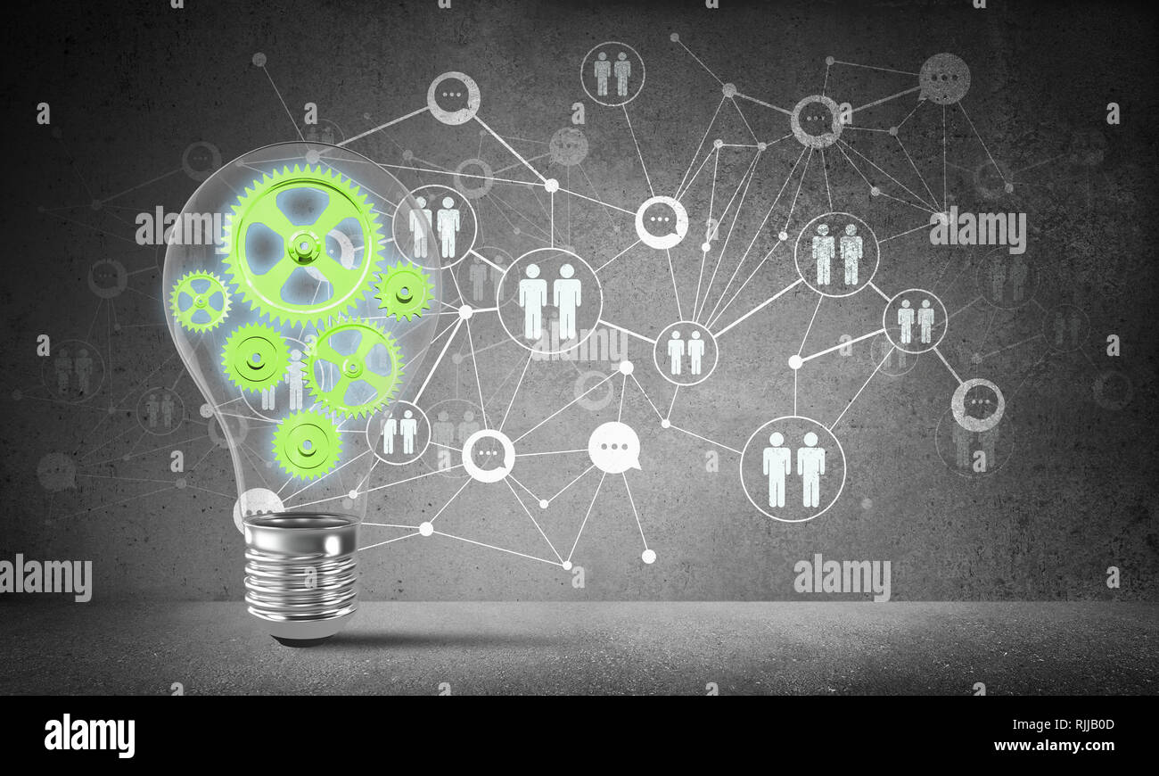 Concept of lightbulb as symbol of new idea Stock Photo - Alamy