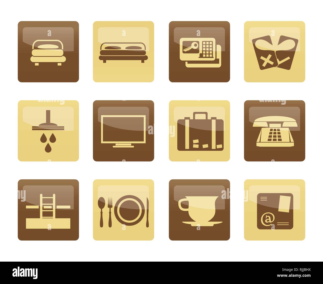 Talk over the phone Stock Vector Images - Alamy