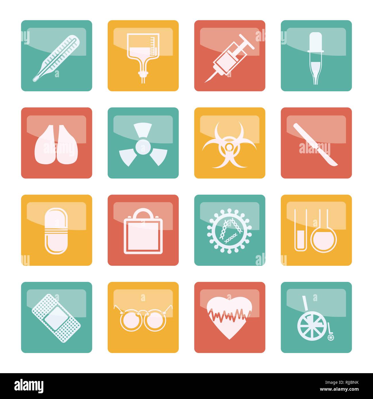 Warning signs for hospital Stock Vector Images - Alamy