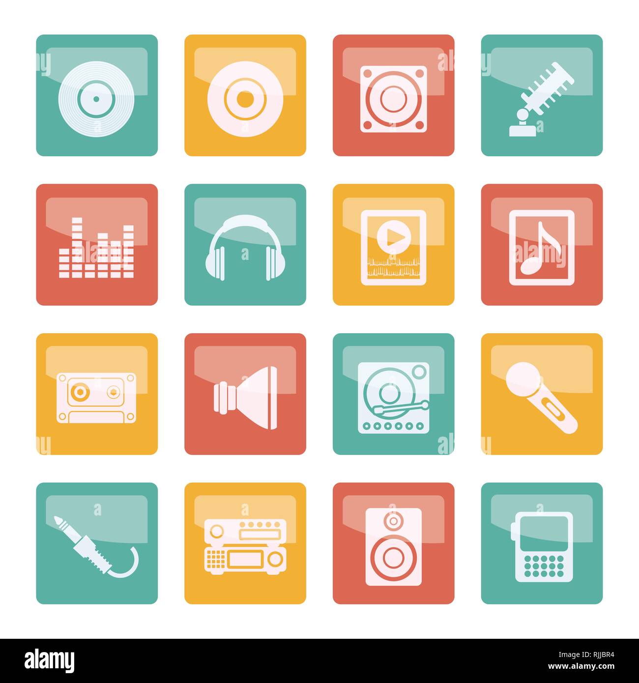 Recorded colored Stock Vector Images - Alamy