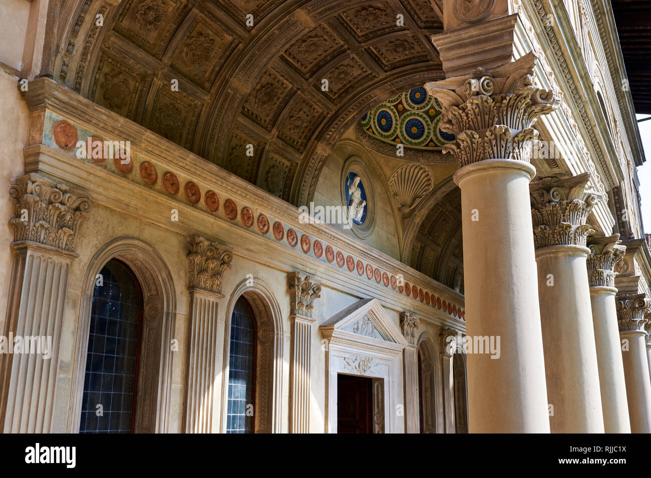 Dante Alighieri Santa Croce Church, Florence, Italy, Europe Stock Photo ...