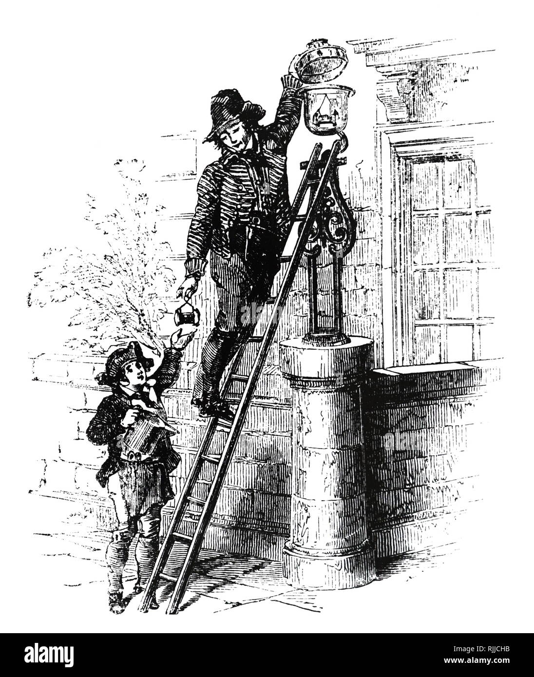 Lamplighter hi-res stock photography and images - Alamy