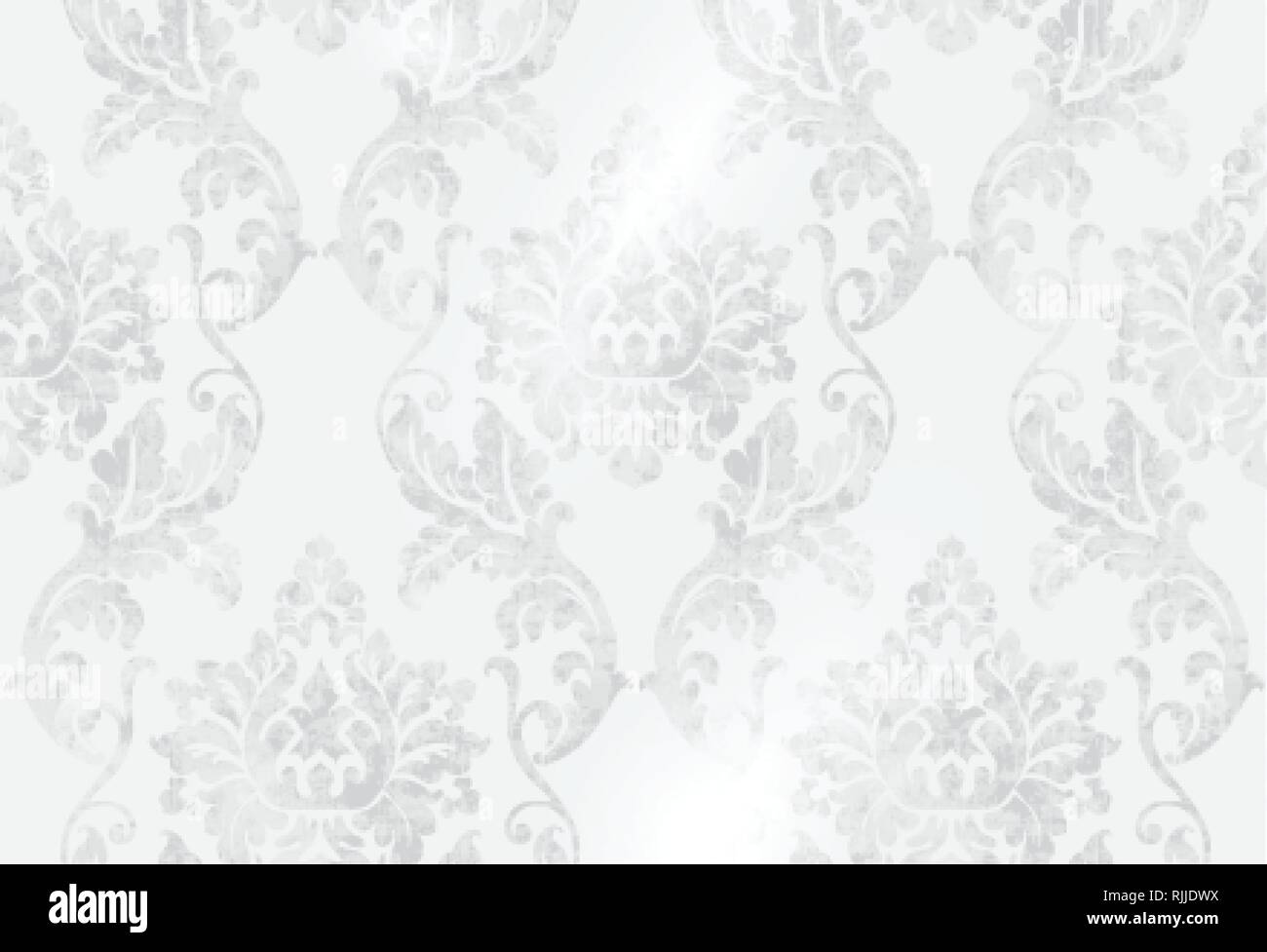 Rococo texture pattern Vector. Floral ornament decoration old effect ...