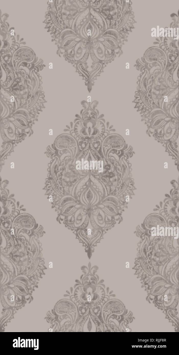 Rococo pattern texture Vector. Floral ornament decoration. Royal ements ...
