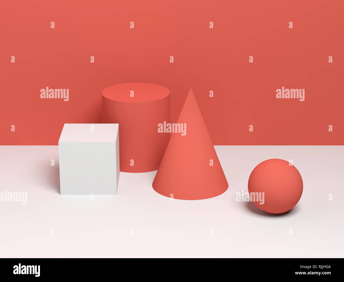 Geometry and 3d shapes hi-res stock photography and images - Alamy