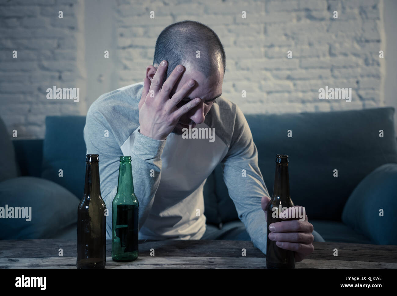 Sad Drinking Alcohol