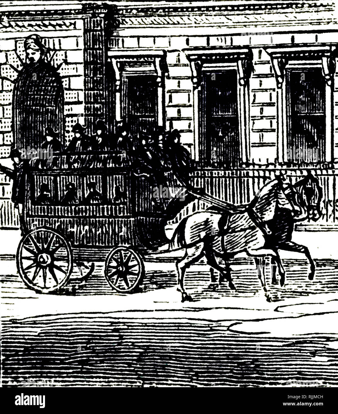 Horse drawn omnibus hi-res stock photography and images - Alamy