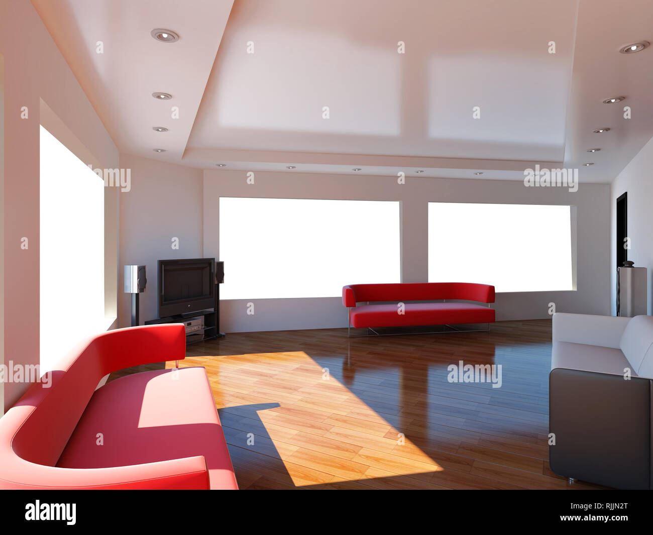 High resolution image interior. 3d illustration modern interior Stock ...