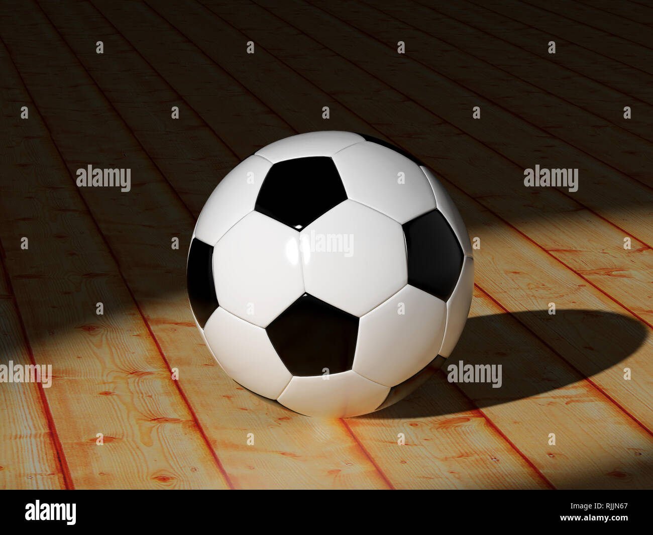 High resolution image symbol football. 3d illustration over black ...