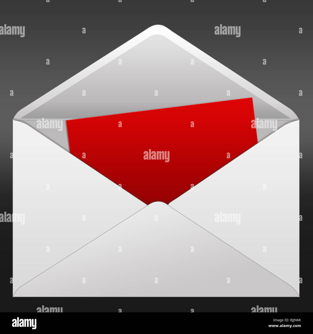 High resolution image letter. 2d illustration over black backgrounds ...