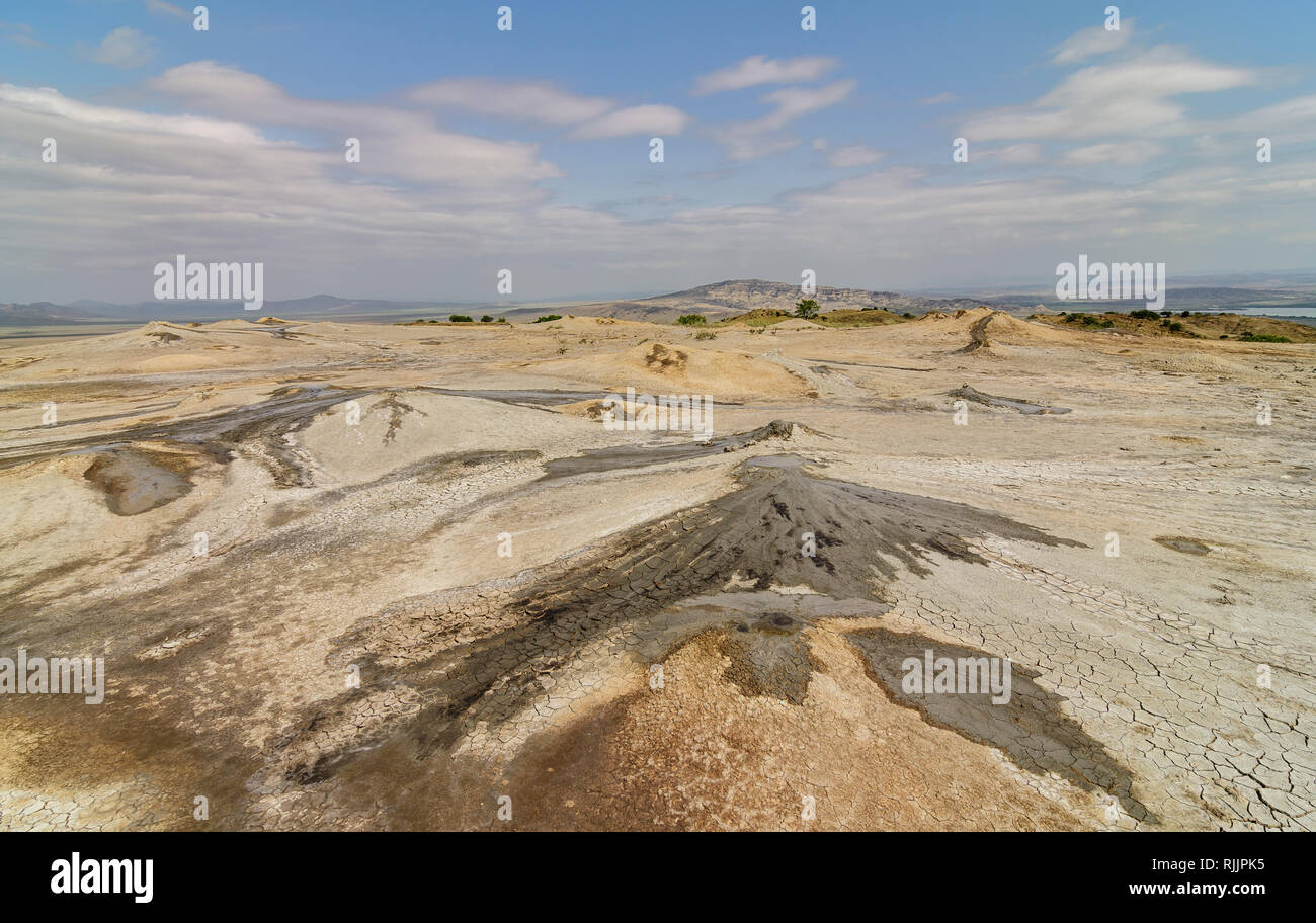 Takhti-Tepa Mud Volcanoes in Chachuna Managed Nature Reserve, Georgia ...