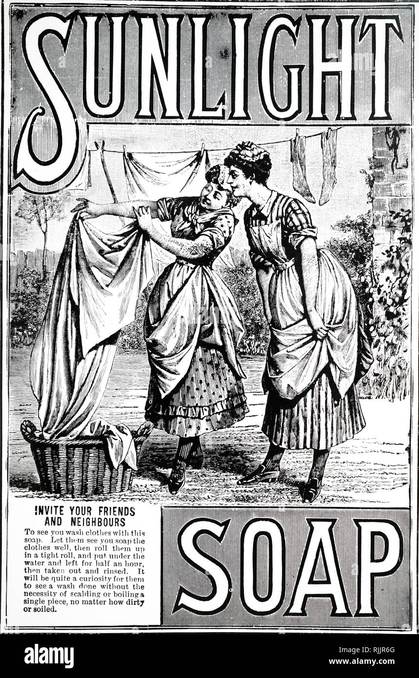Sunlight soap advert hi-res stock photography and images - Alamy