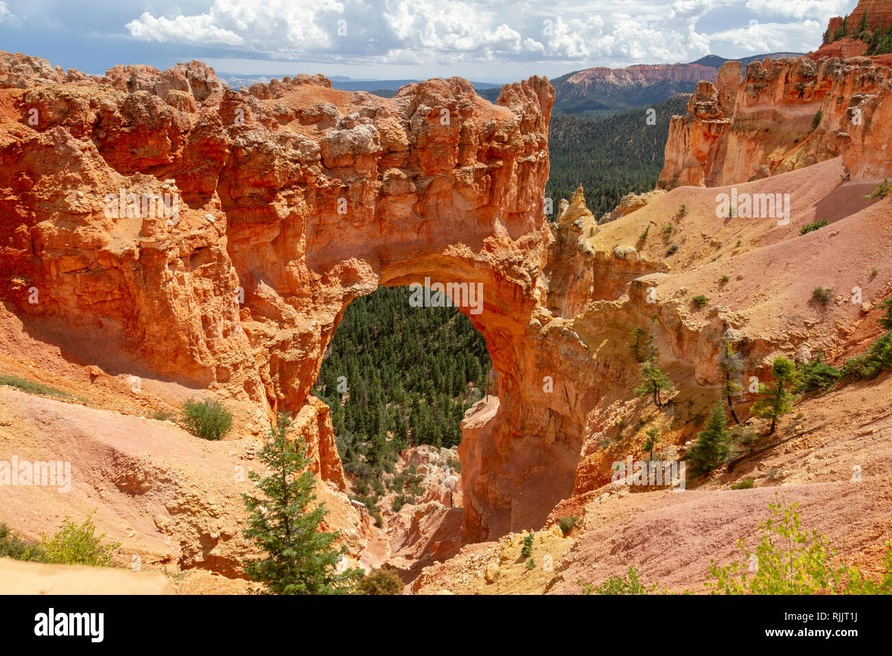 Natural Bridge viewpoint, Bryce Canyon National Park, Utah, United ...
