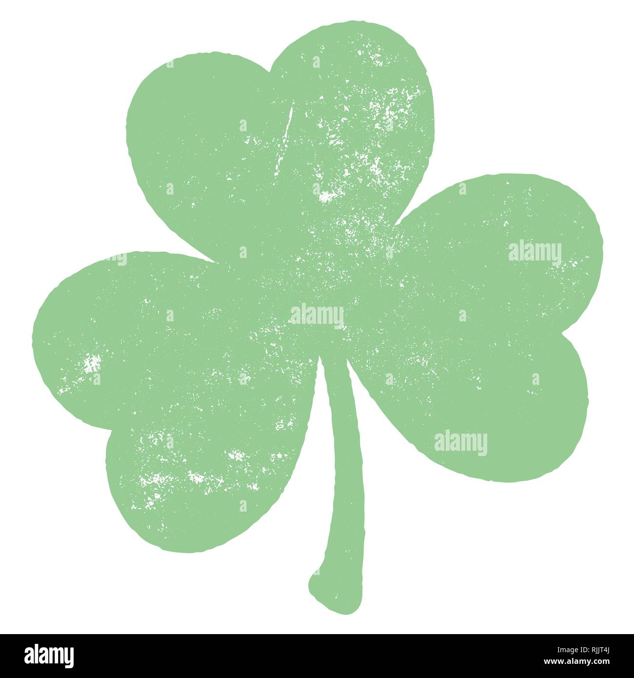 Grunge Clover Leaf Stock Vector Image & Art - Alamy