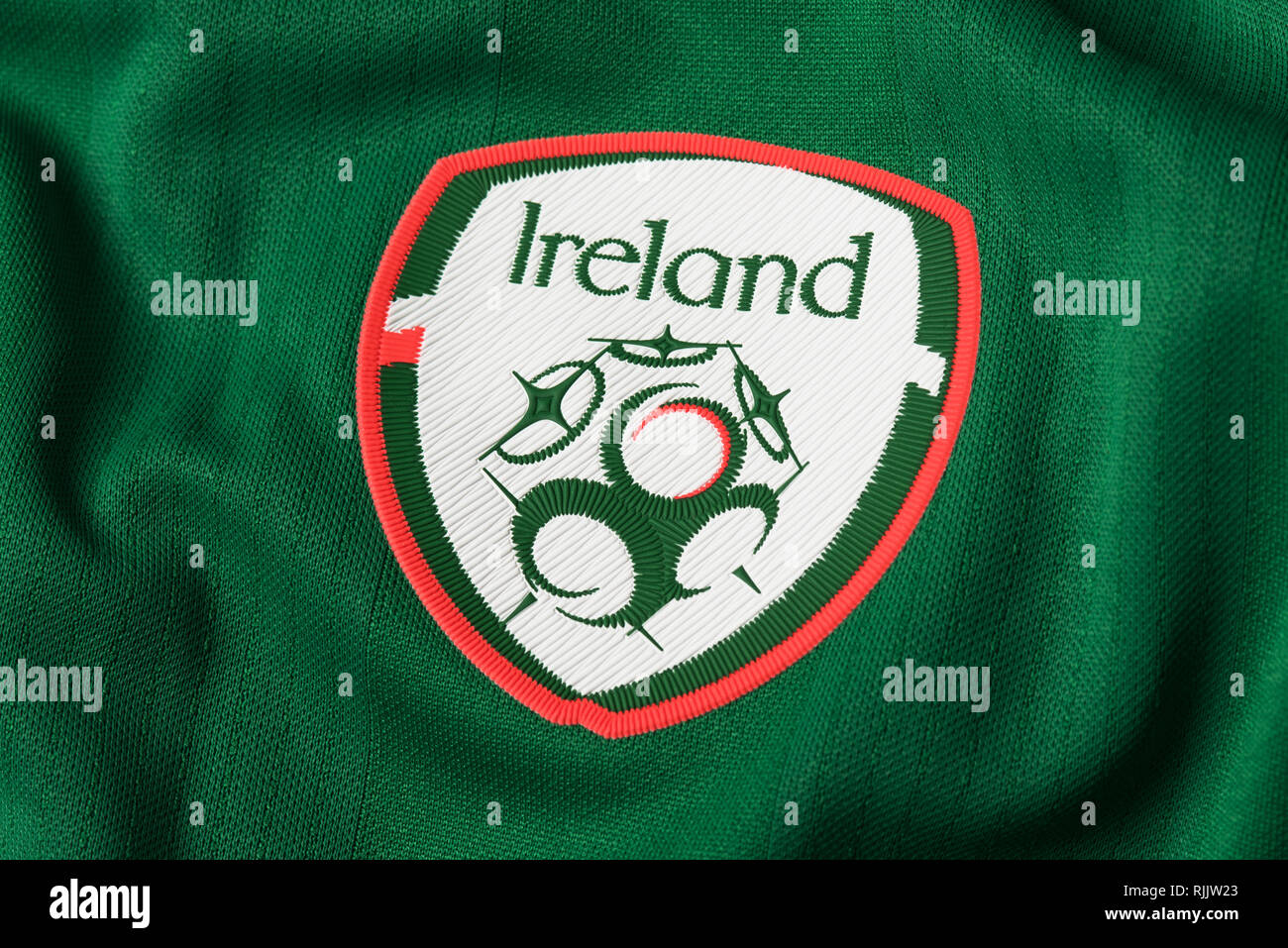 Irish football association logo hi-res stock photography and images - Alamy
