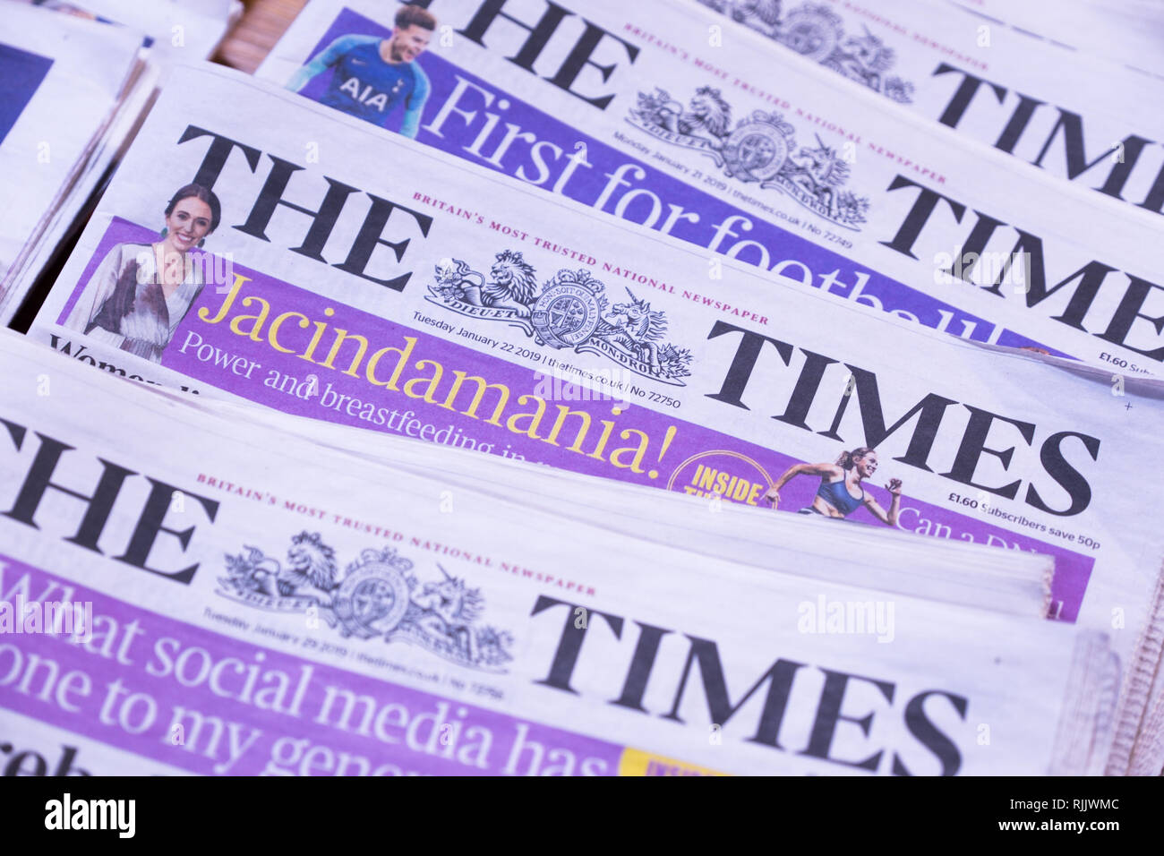 The times masthead hi-res stock photography and images - Alamy