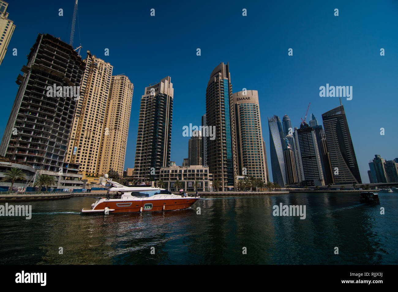 Dubai Marina skyline at United Arab Emirates Stock Photo - Alamy