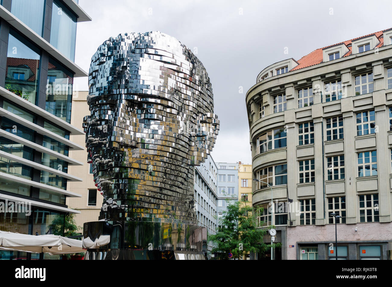 Statue franz kafka david cerny hi-res stock photography and images - Alamy
