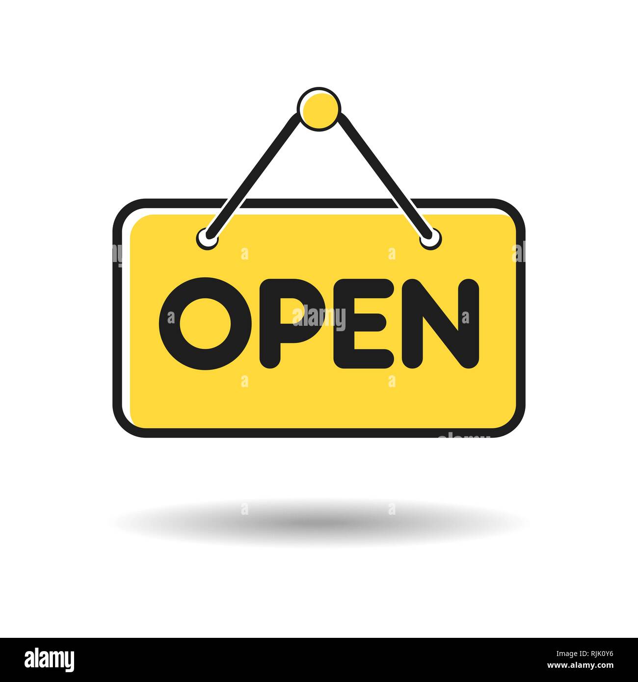 Notice hanging Stock Vector Images - Alamy