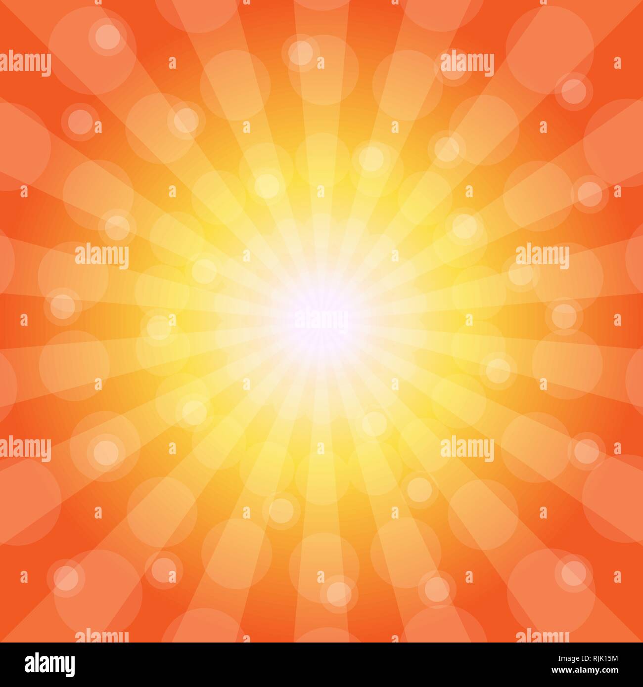 Abstract background. Sun rays. Square template Stock Vector Image & Art ...