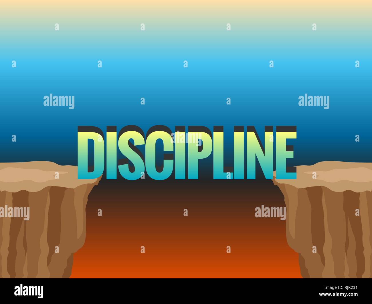 Discipline background Stock Vector Images - Alamy