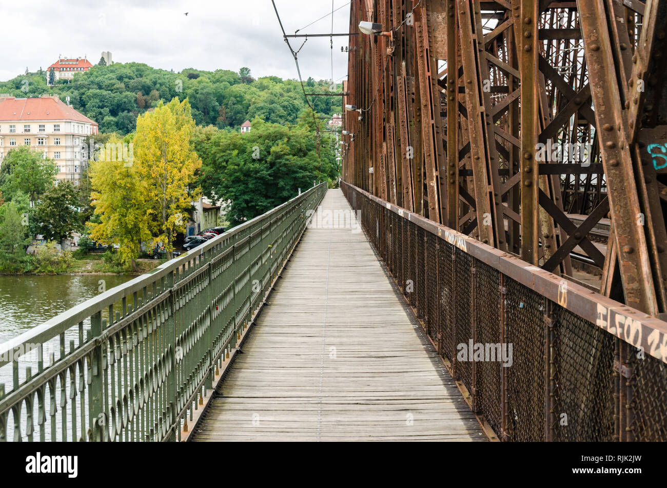 Zeleznicni railway bridge hi-res stock photography and images - Alamy