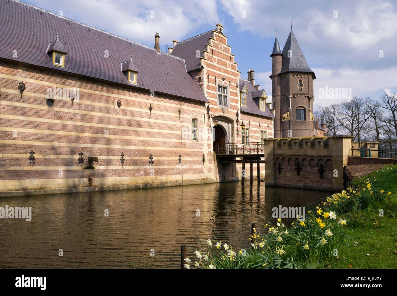 Entrance building Heeswijk castle Stock Photo - Alamy