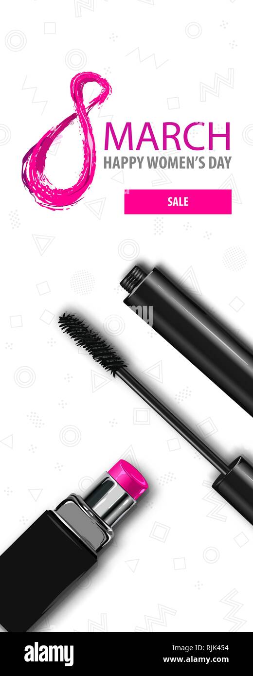 Vertical banner realistic fresh Stock Vector Images - Alamy