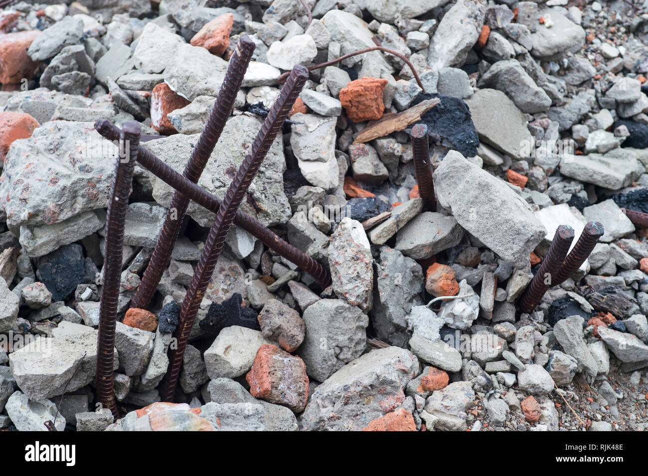 Rebar Sticking Out Of Concrete
