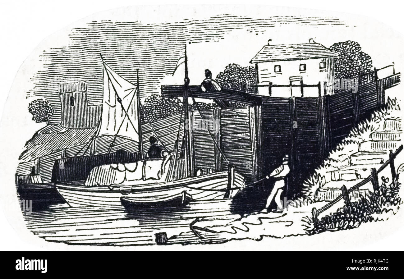 Canal Barge 19th Century High Resolution Stock Photography and Images ...