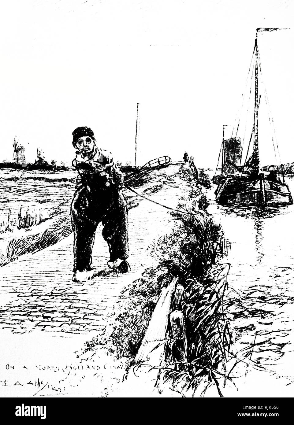 Canal Barge 19th Century High Resolution Stock Photography and Images ...