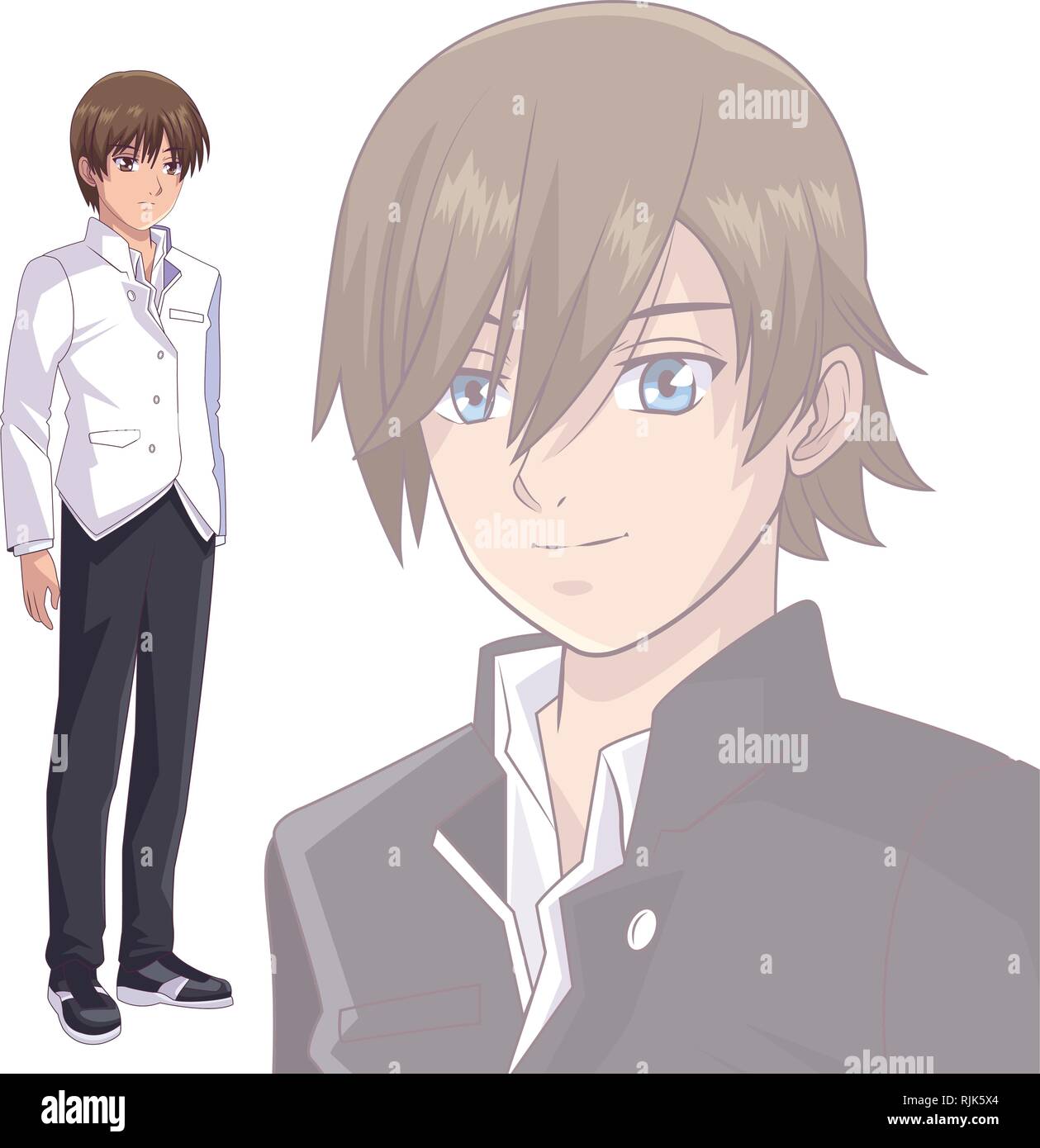 Anime men hi-res stock photography and images - Alamy