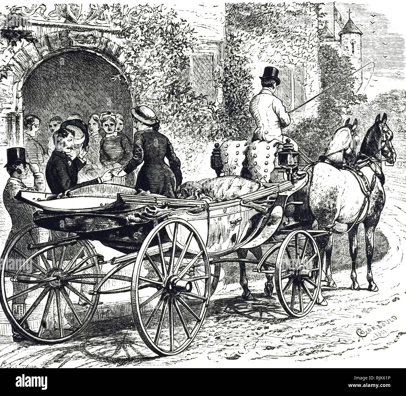 Victorian dog cart hi-res stock photography and images - Alamy