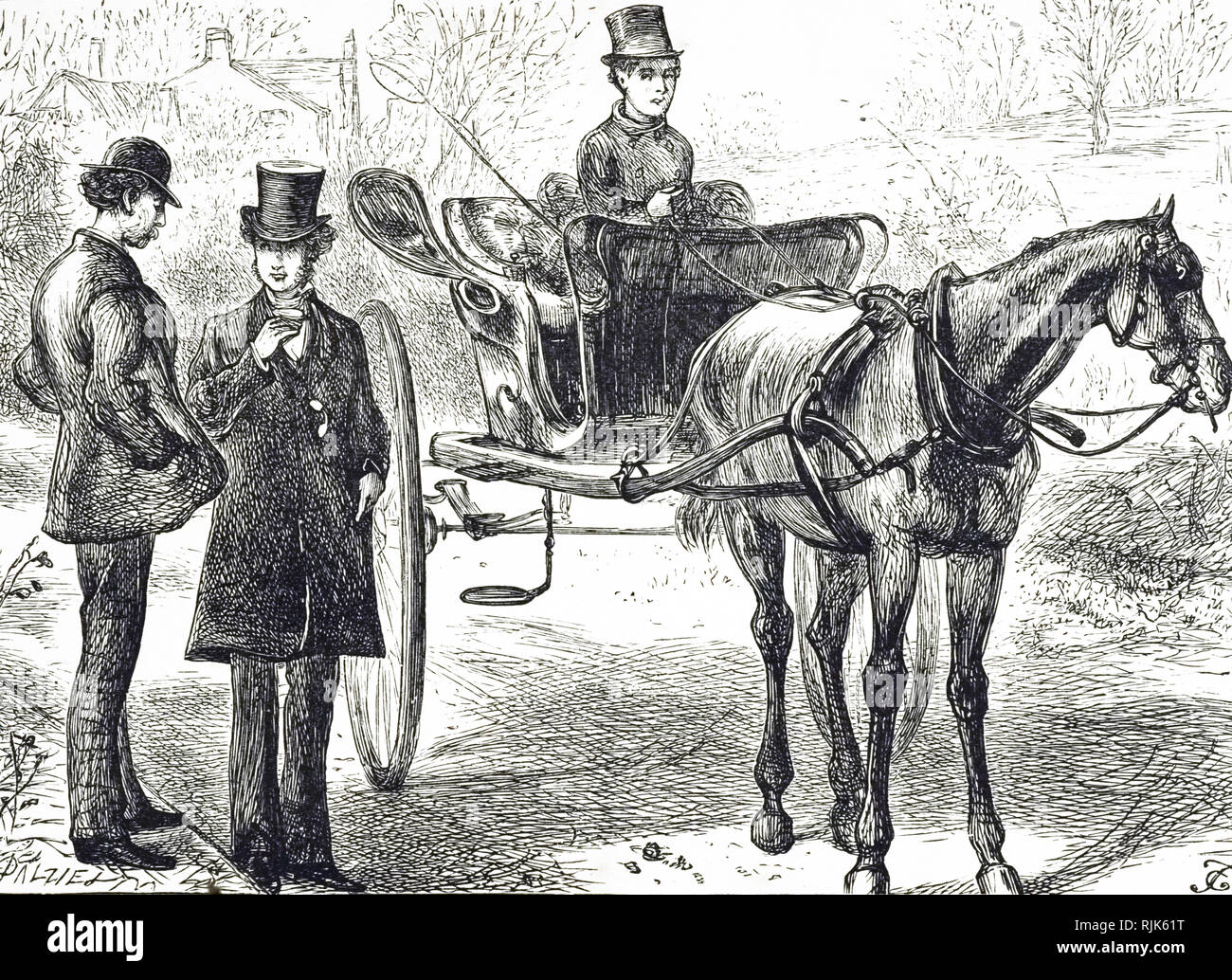 Victorian dog cart hi-res stock photography and images - Alamy