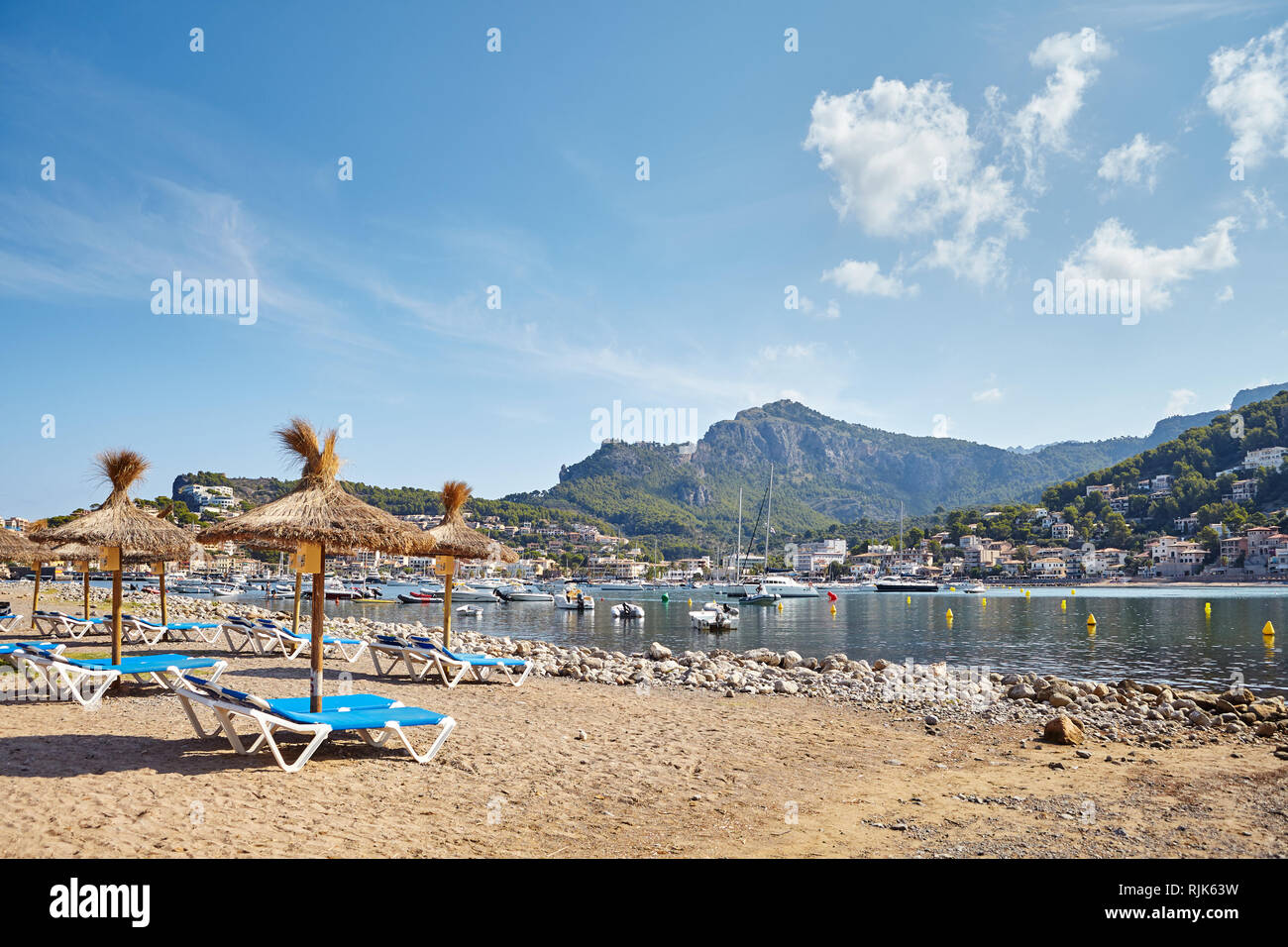Port soller beach hi-res stock photography and images - Alamy