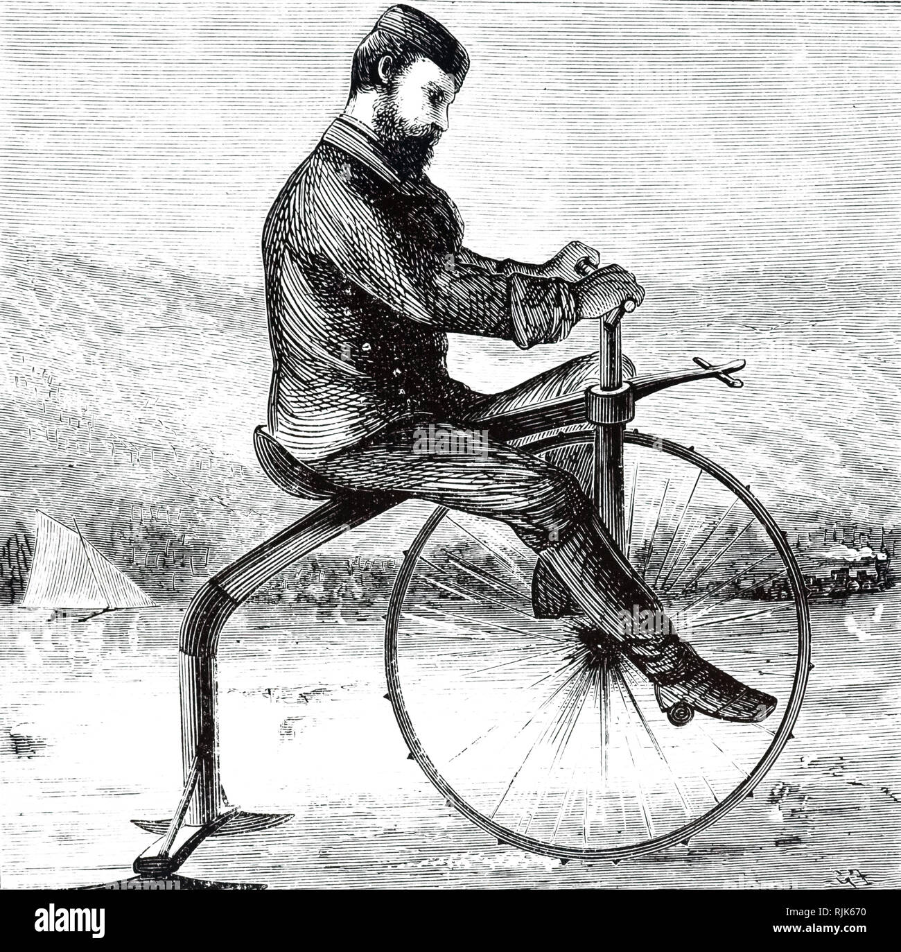 Velocipede 19th century hi-res stock photography and images - Alamy