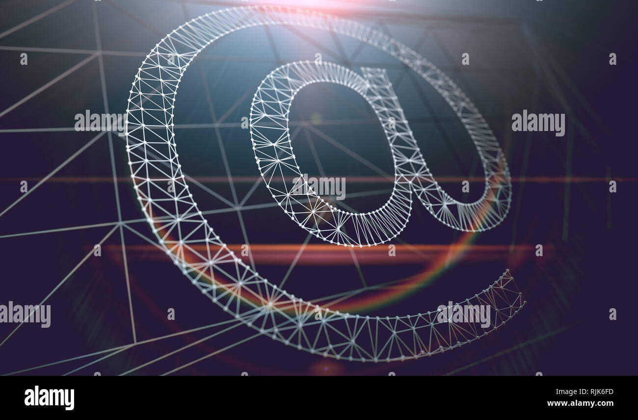 Arroba symbol hi-res stock photography and images - Alamy