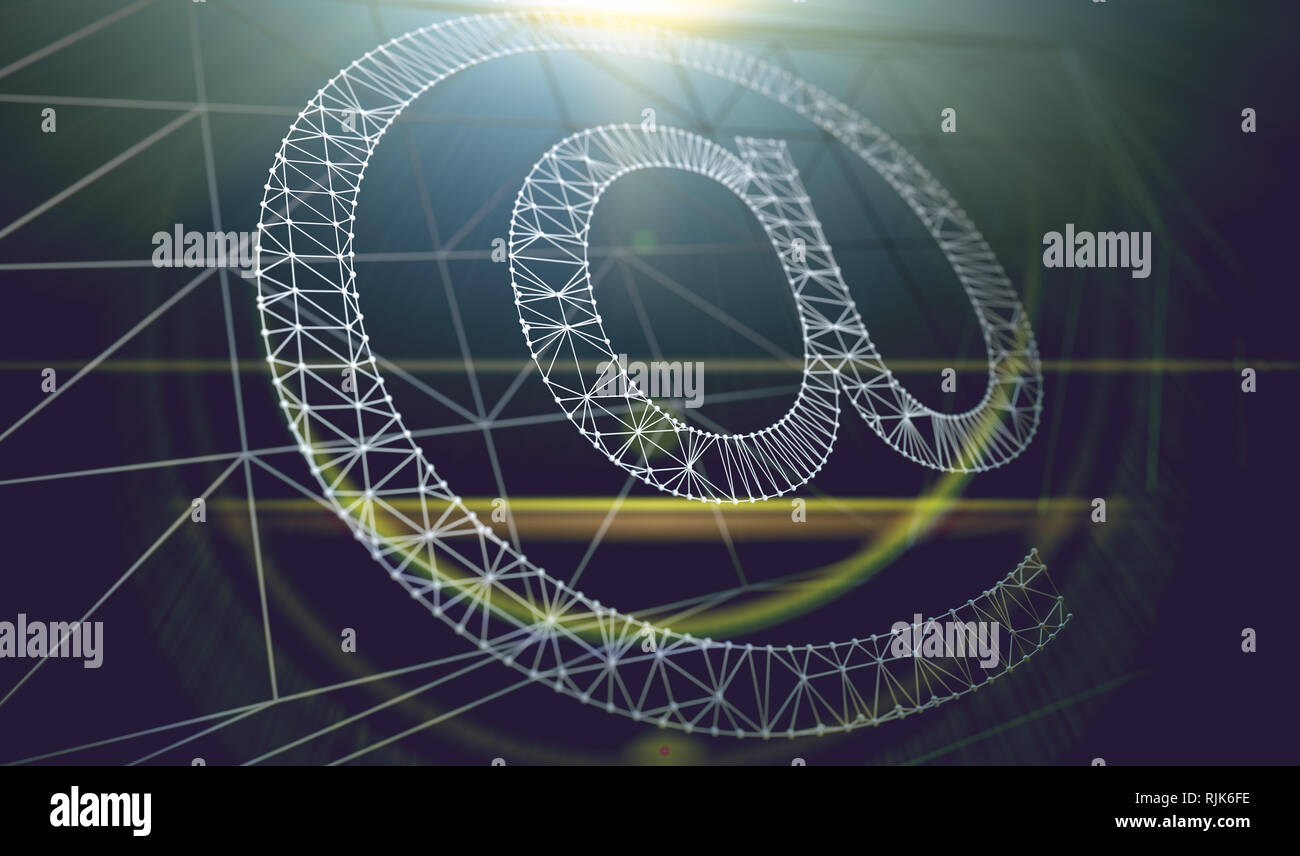 Arroba Symbol High Resolution Stock Photography and Images - Alamy